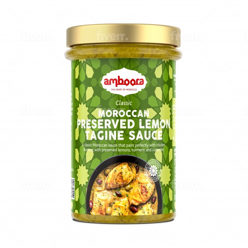 Classic Moroccan Preserved Lemon Tagine Sauce by Amboora | Condiments ...